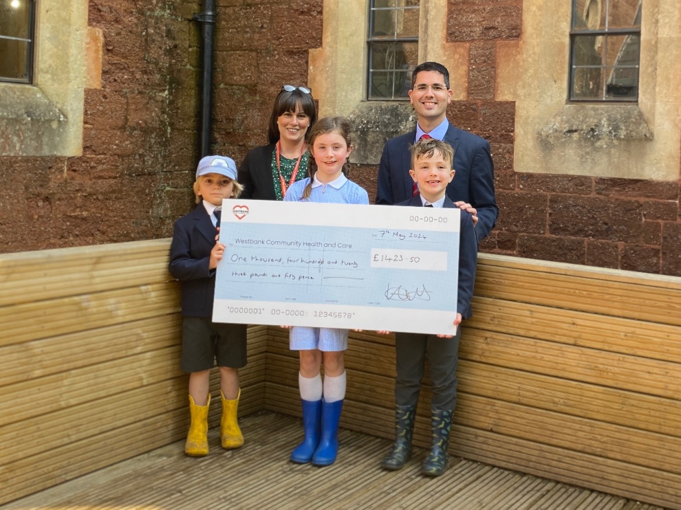Exeter Pre-Prep pupils run over 100 miles to raise money for local charity | The Exeter Daily